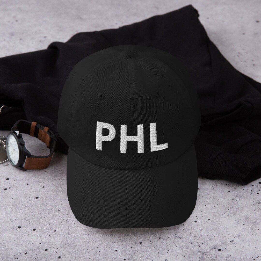 PHL Philadelphia, PA Dad Hat, Monogrammed, Custom Embroidered Baseball ...