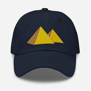 Great Pyramids Hat, Great Pyramids of Giza Embroidered Baseball Cap ...