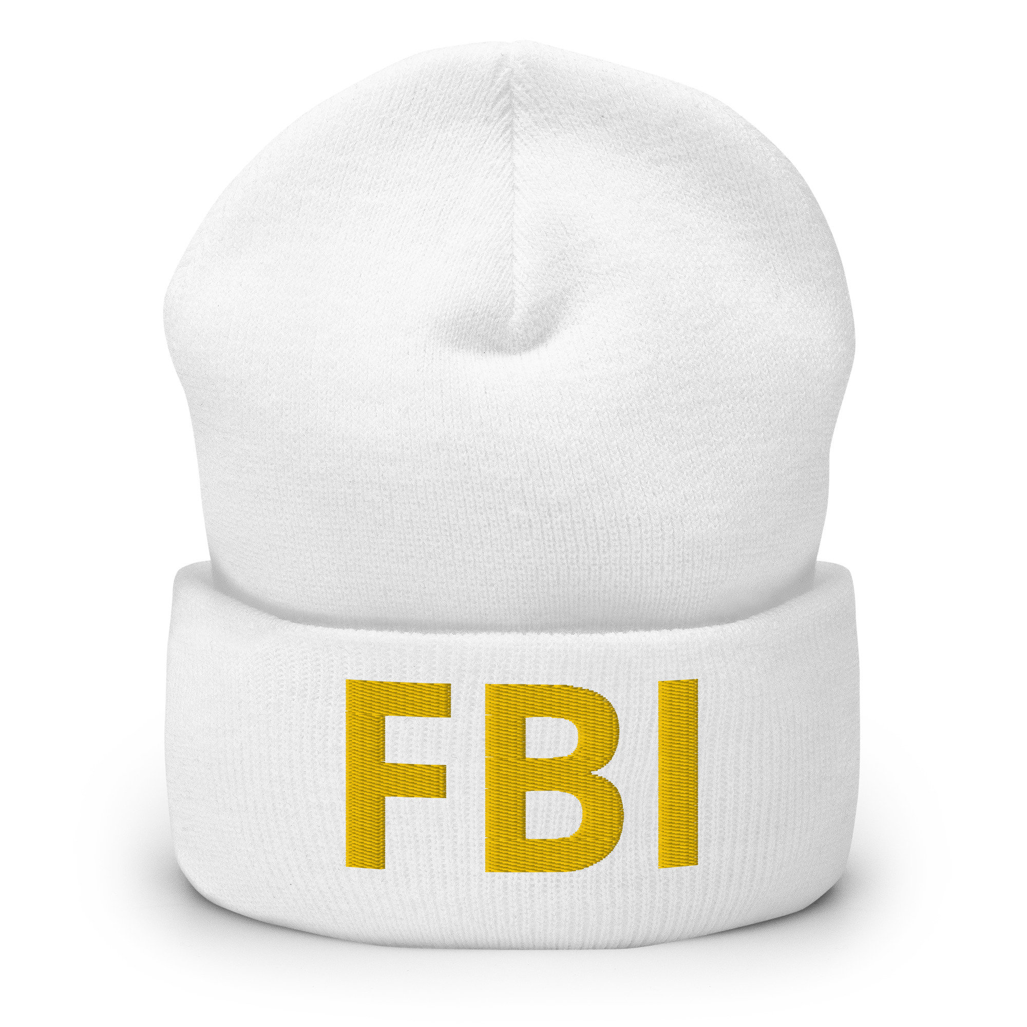 FBI Beanie Federal Bureau of Investigation Embroidered Cuffed - Etsy