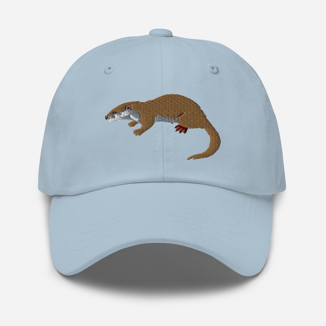 Otter Hat, River Otter Embroidered Dad Hat, Otter Gifts, Cute Otter Hat ...
