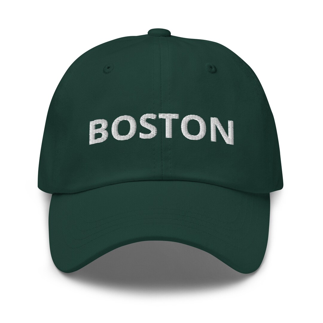 Boston Hat, City of Boston Embroidered Baseball Cap, Boston Celtics Hat ...