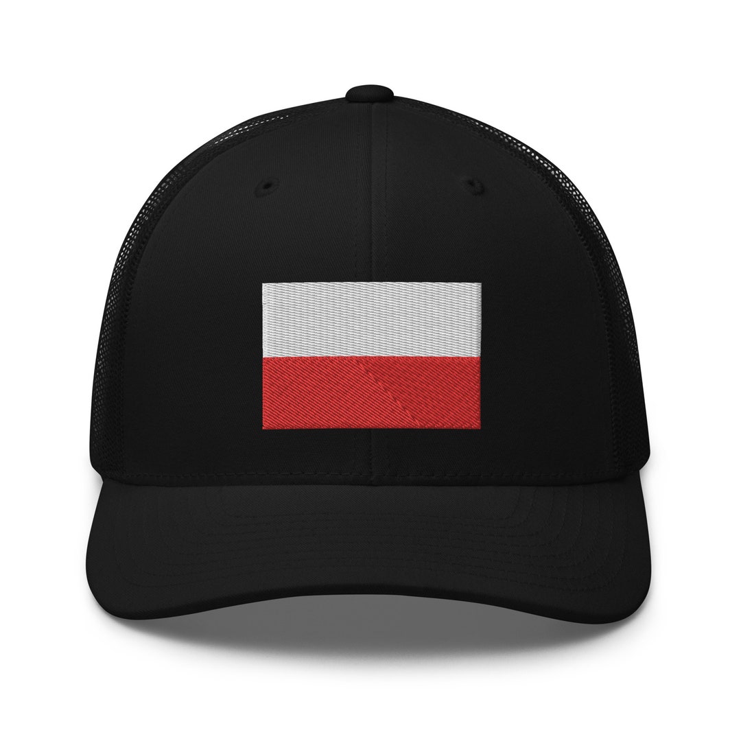 Poland Flag Embroidered Hat, Polish Flag Cap, Poland Soccer World Cup ...