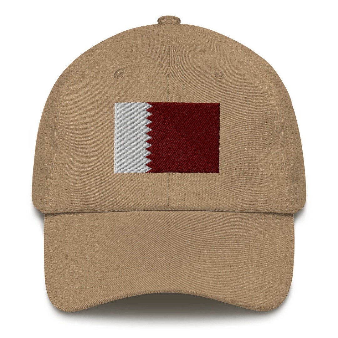Qatar Flag Fitted Dad Hat Qatar 2022 FIFA World Cup Vintage Hat Qatar ...