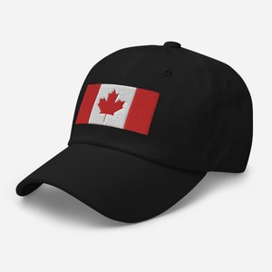 Canadian Flag Hat Canada Flag Embroidered Baseball Cap - Etsy