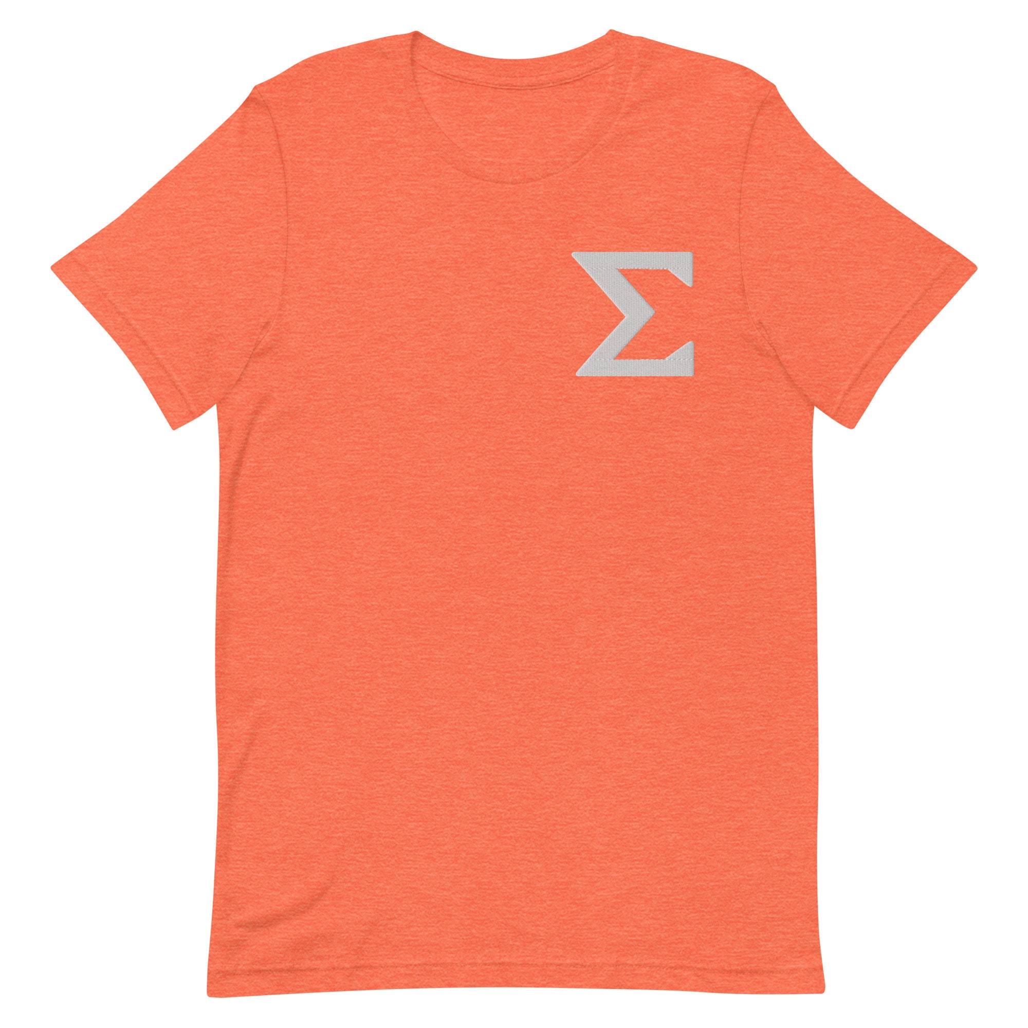 Sigma Shirt Sigma Greek Letter Symbol Embroidered Tshirt - Etsy