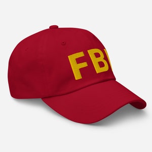 FBI Embroidered Hat | FBI Baseball Cap | FBI Gifts | Special Agent Hat ...