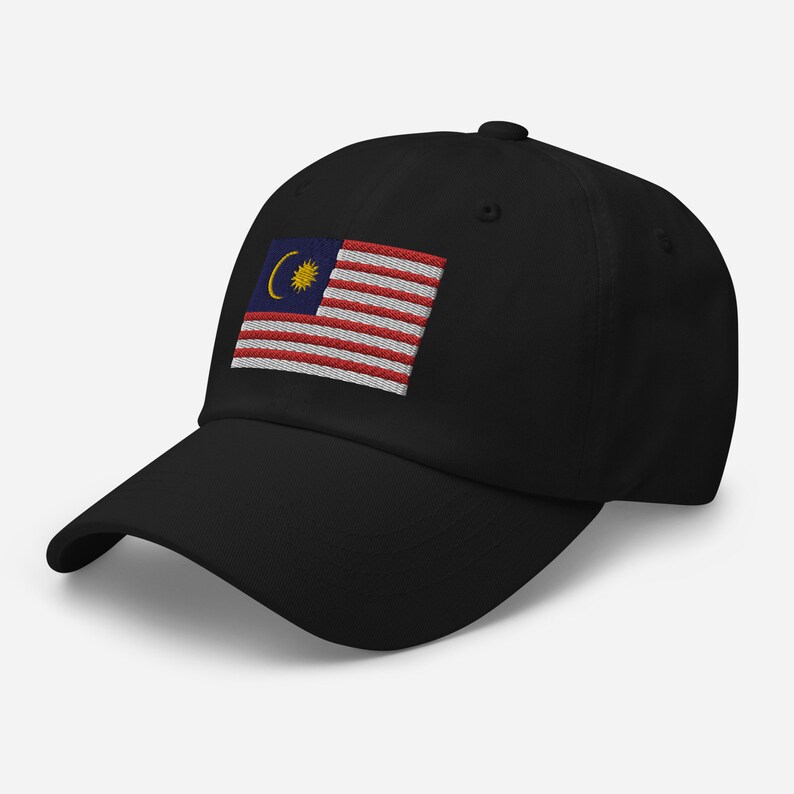 Malaysia Hat Malaysian Flag Embroidered Cap Malaysia Gifts - Etsy