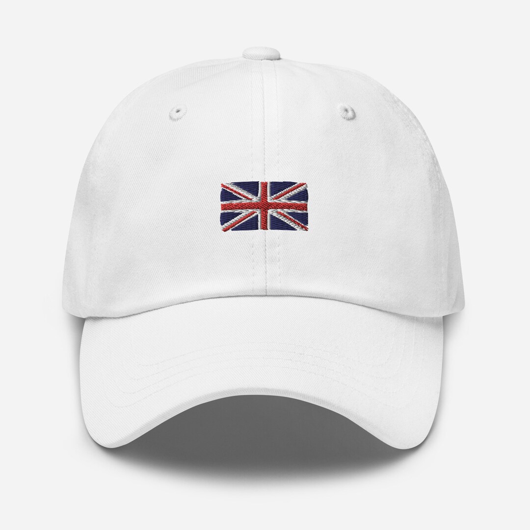 Great Britain Flag Embroidered Hat, United Kingdom Flag Cap, UK Hat ...