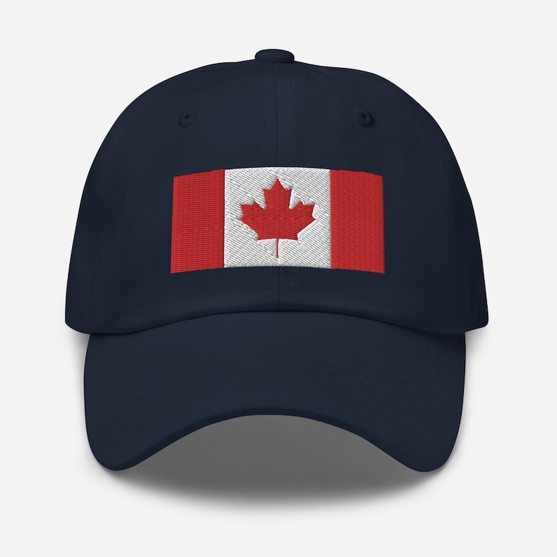 Canadian Flag Hat Canada Flag Embroidered Baseball Cap - Etsy