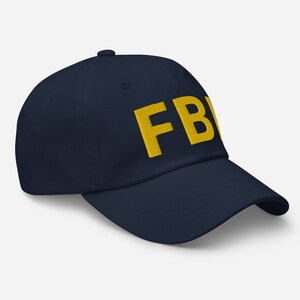 FBI Embroidered Hat | FBI Baseball Cap | FBI Gifts | Special Agent Hat ...