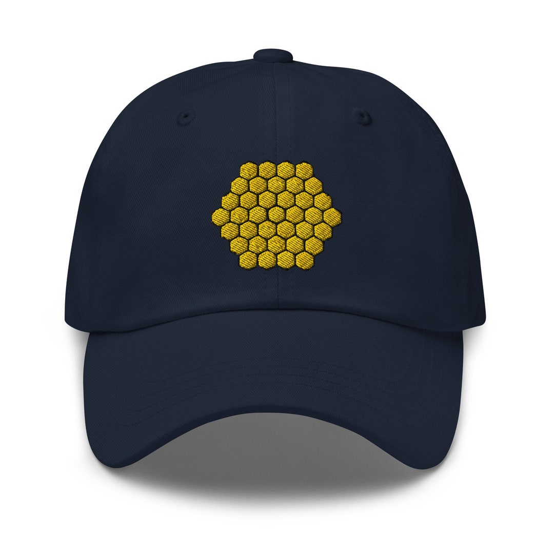 Honeycomb Hat, Honeycomb Pattern Embroidered Baseball Cap, Geometric ...