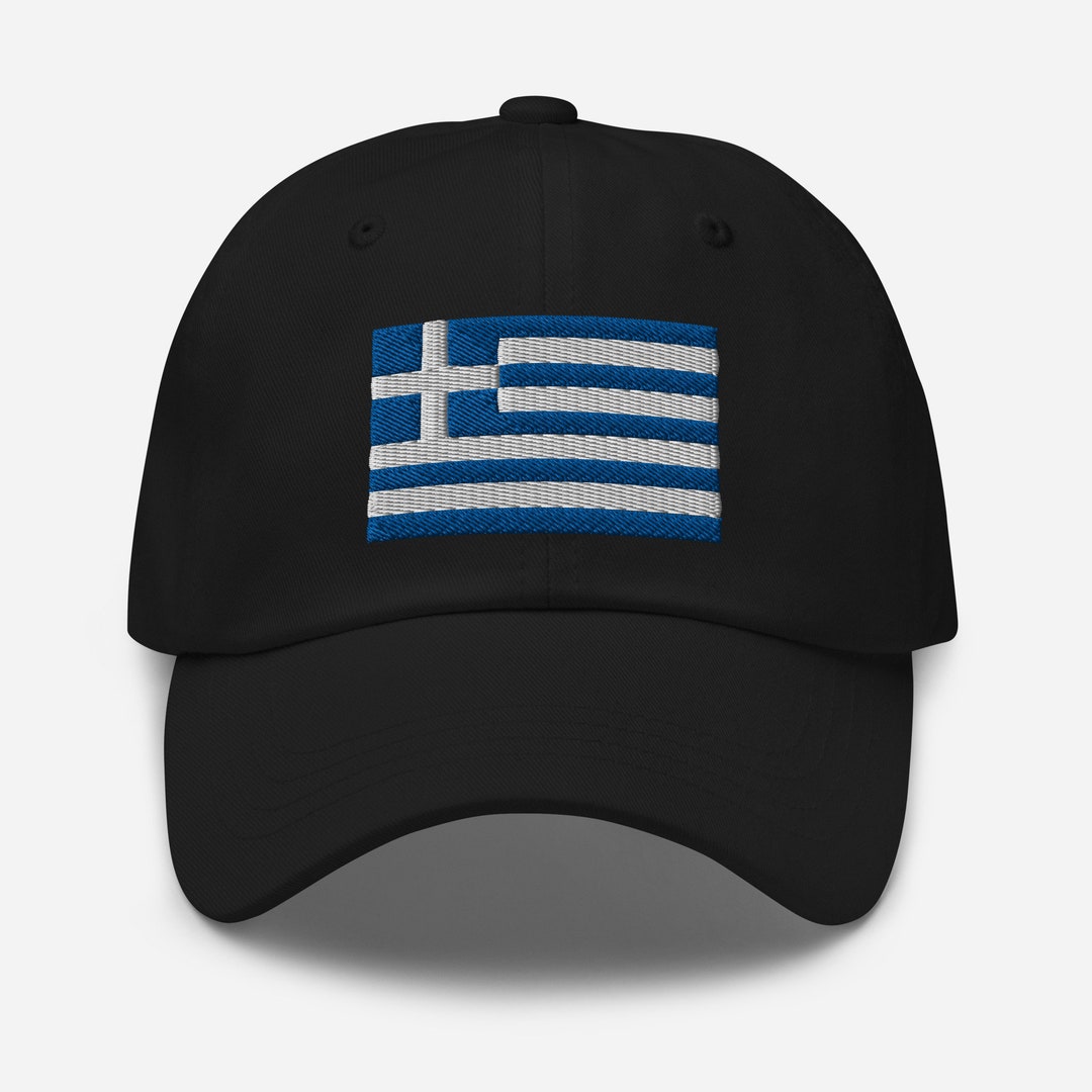 Greece Flag Embroidered Hat, Greek Flag Baseball Cap, Greece Gifts ...