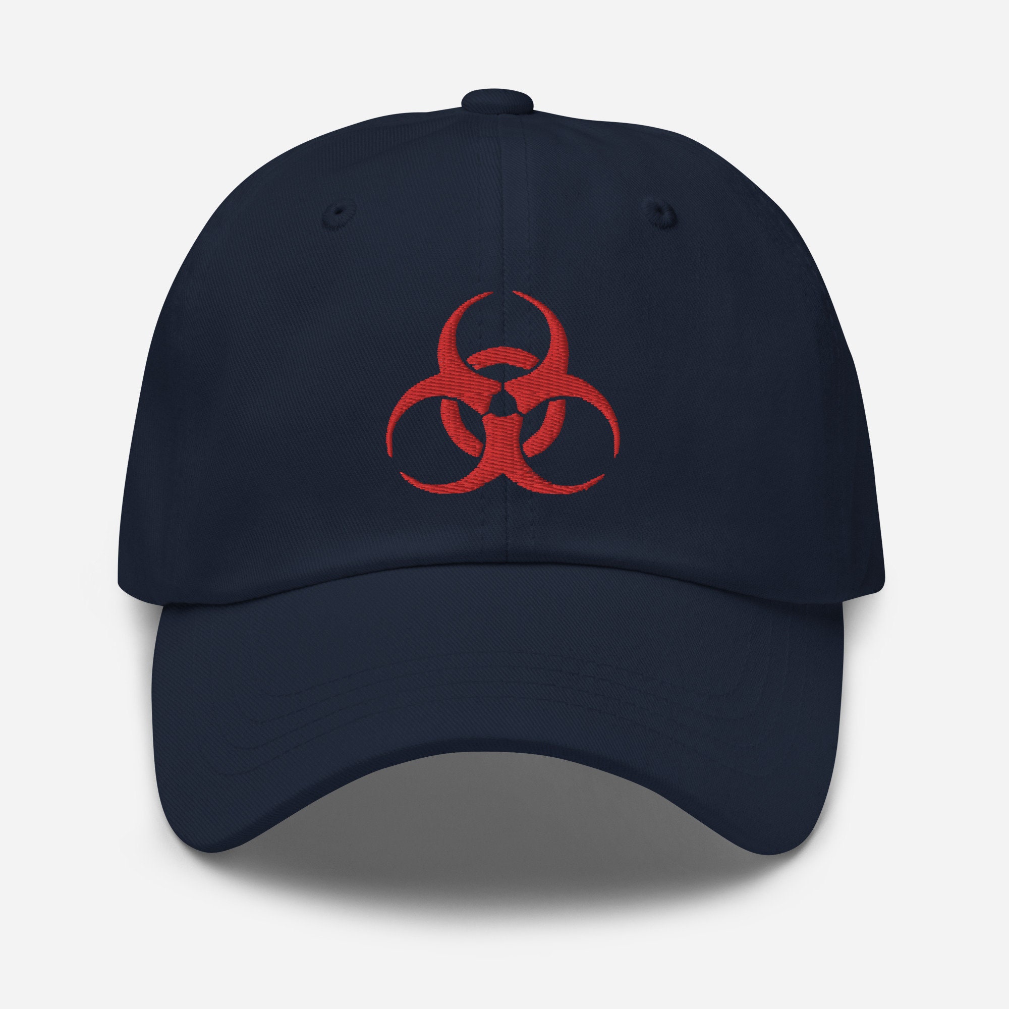 Biohazard Hat Biohazard Symbol Embroidered Baseball Cap - Etsy