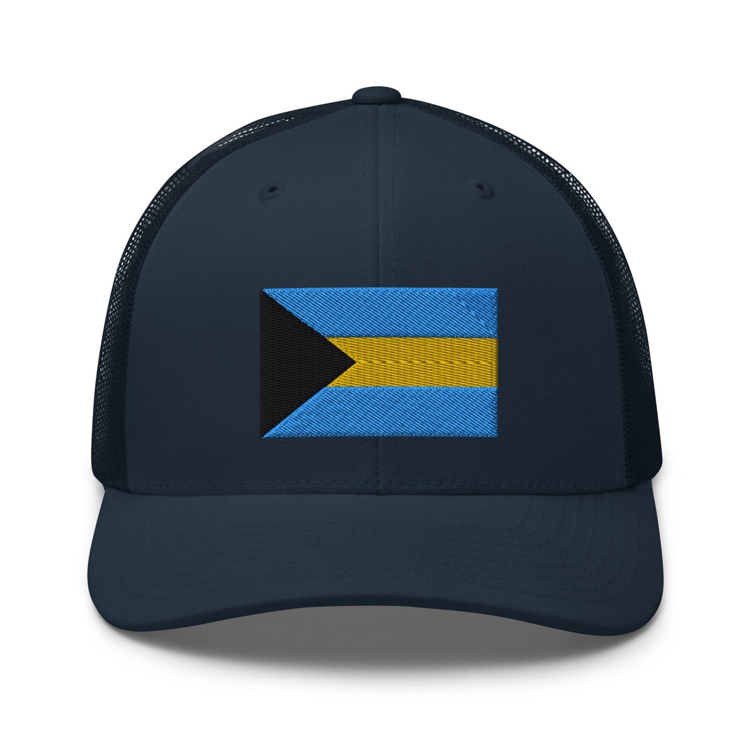 Bahamas Flag Hat, Bahamian Flag Embroidered Baseball Cap, Bahamas Gifts ...