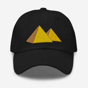Great Pyramids Hat, Great Pyramids of Giza Embroidered Baseball Cap ...