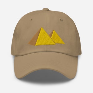 Great Pyramids Hat, Great Pyramids of Giza Embroidered Baseball Cap ...
