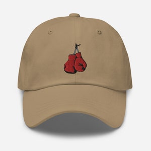 Boxing Hat, Classic Boxing Gloves Embroidered Baseball Cap, Boxing ...
