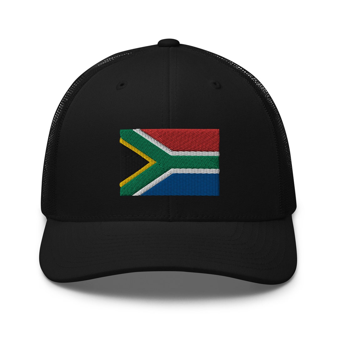 South Africa Flag Embroidered Hat, South Africa Baseball Cap, South ...
