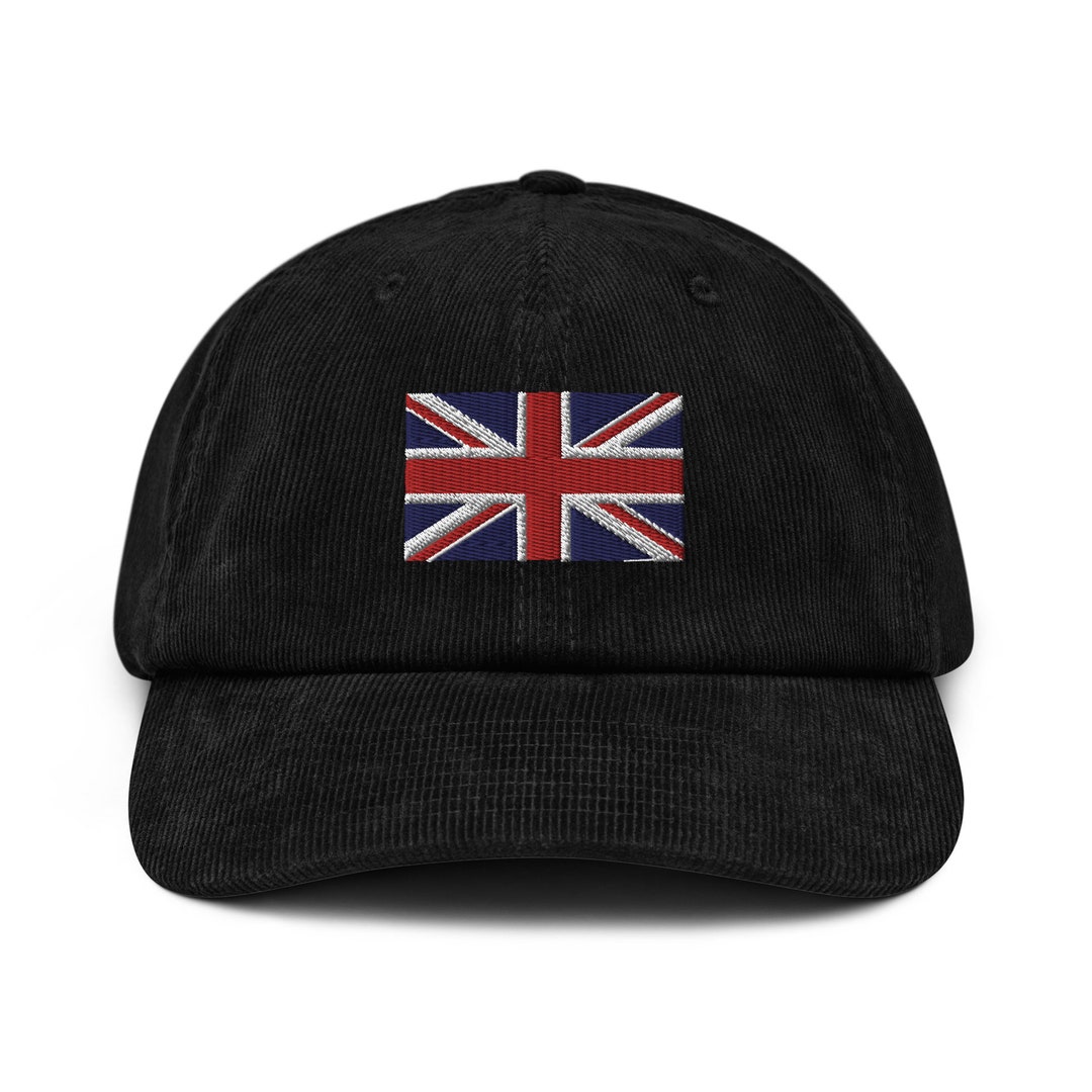 Great Britain Hat British Flag Embroidered Corduroy Hat - Etsy