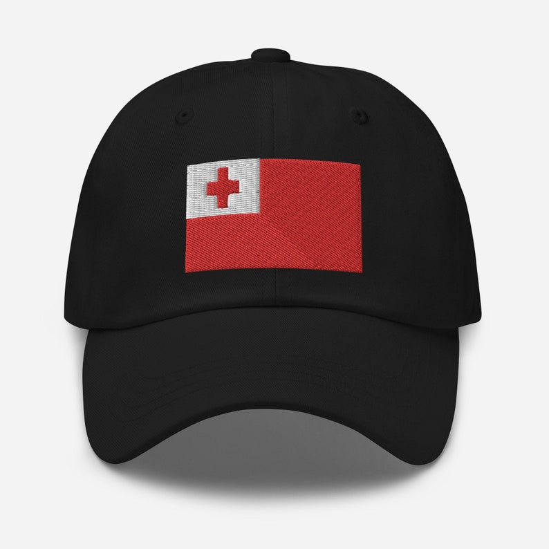 Tonga Flag Embroidered Hat Tongan Flag Baseball Cap Tonga - Etsy