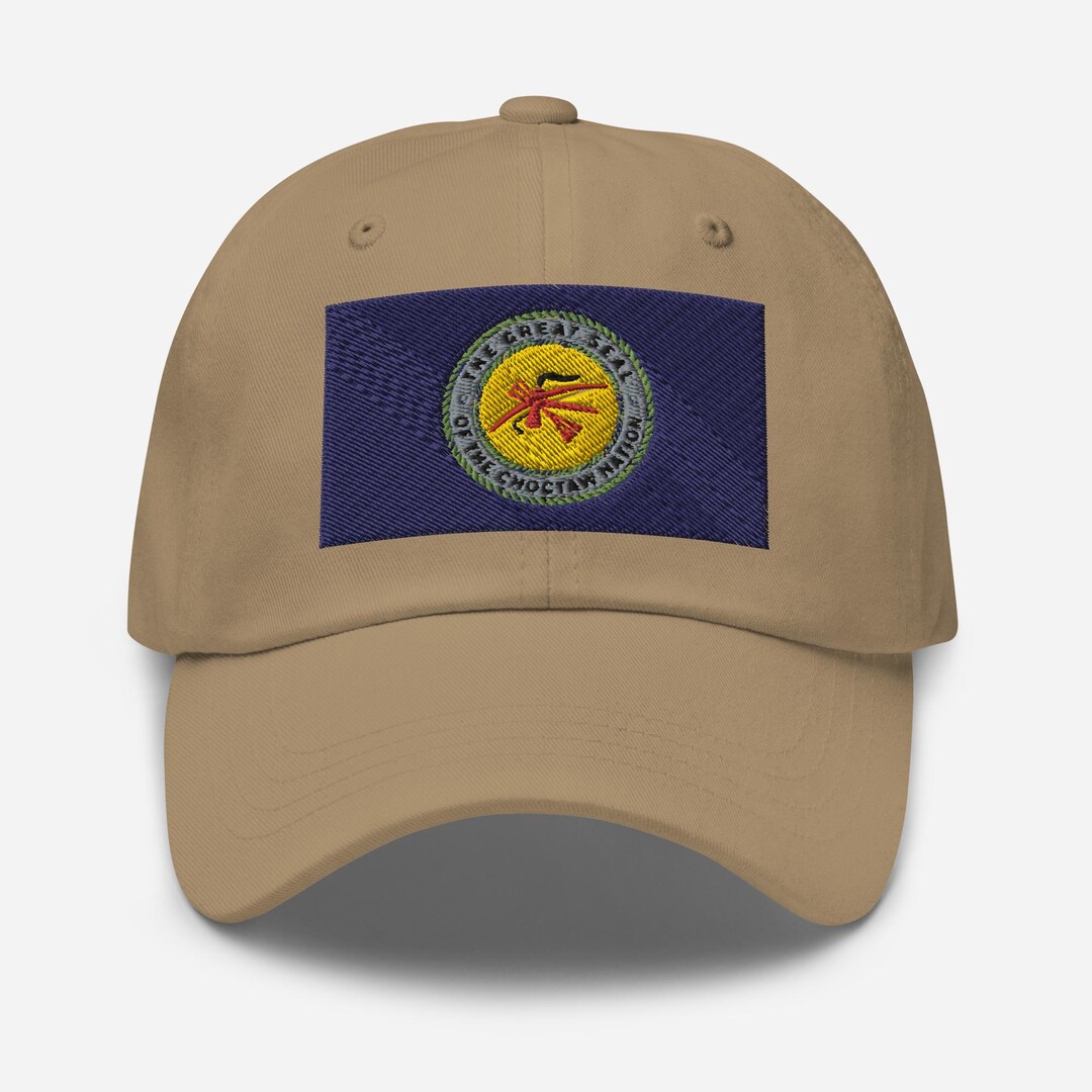 Choctaw Hat, Flag of the Choctaw Nation Embroidered Dad Hat Baseball ...