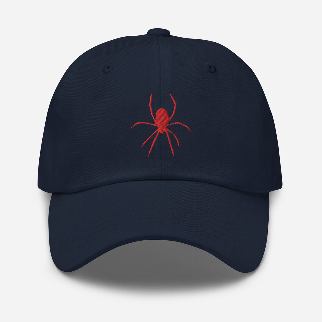 Spider Web Symbol Black Widow Embroidered Hat, Spider Hat, Spider ...