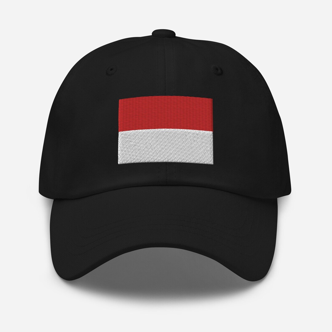 Indonesia Flag Embroidered Hat, Indonesian Flag Baseball Cap, Indonesia ...