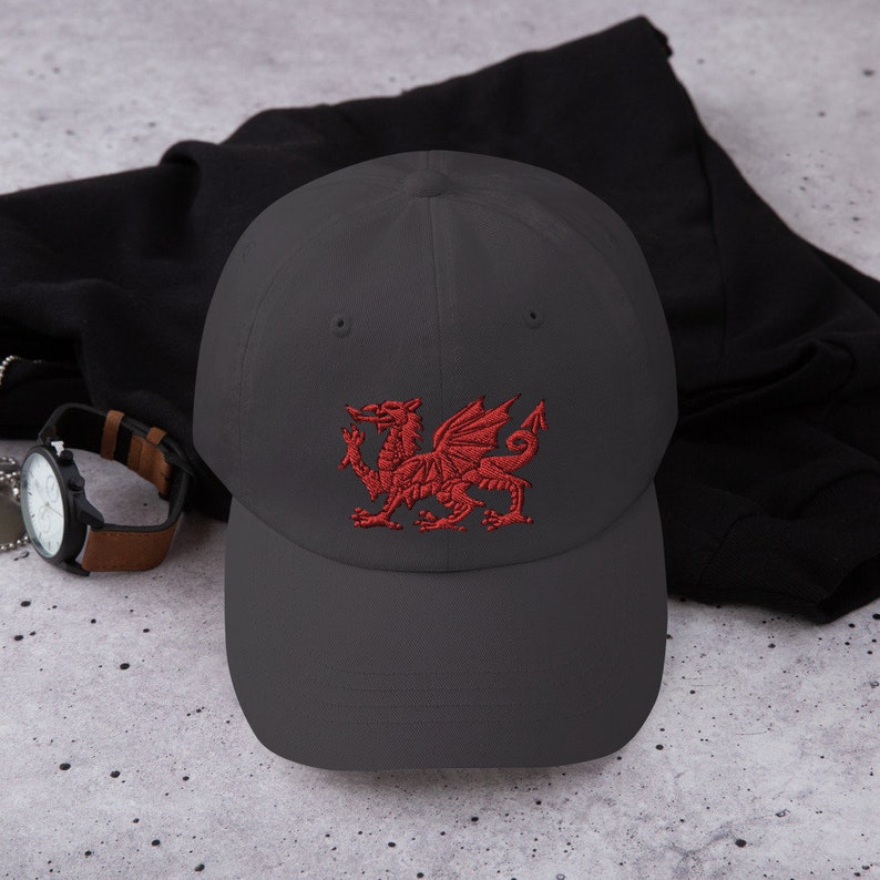 Welsh Dragon Hat Wales Flag Red Dragon Embroidered Cap Wales - Etsy