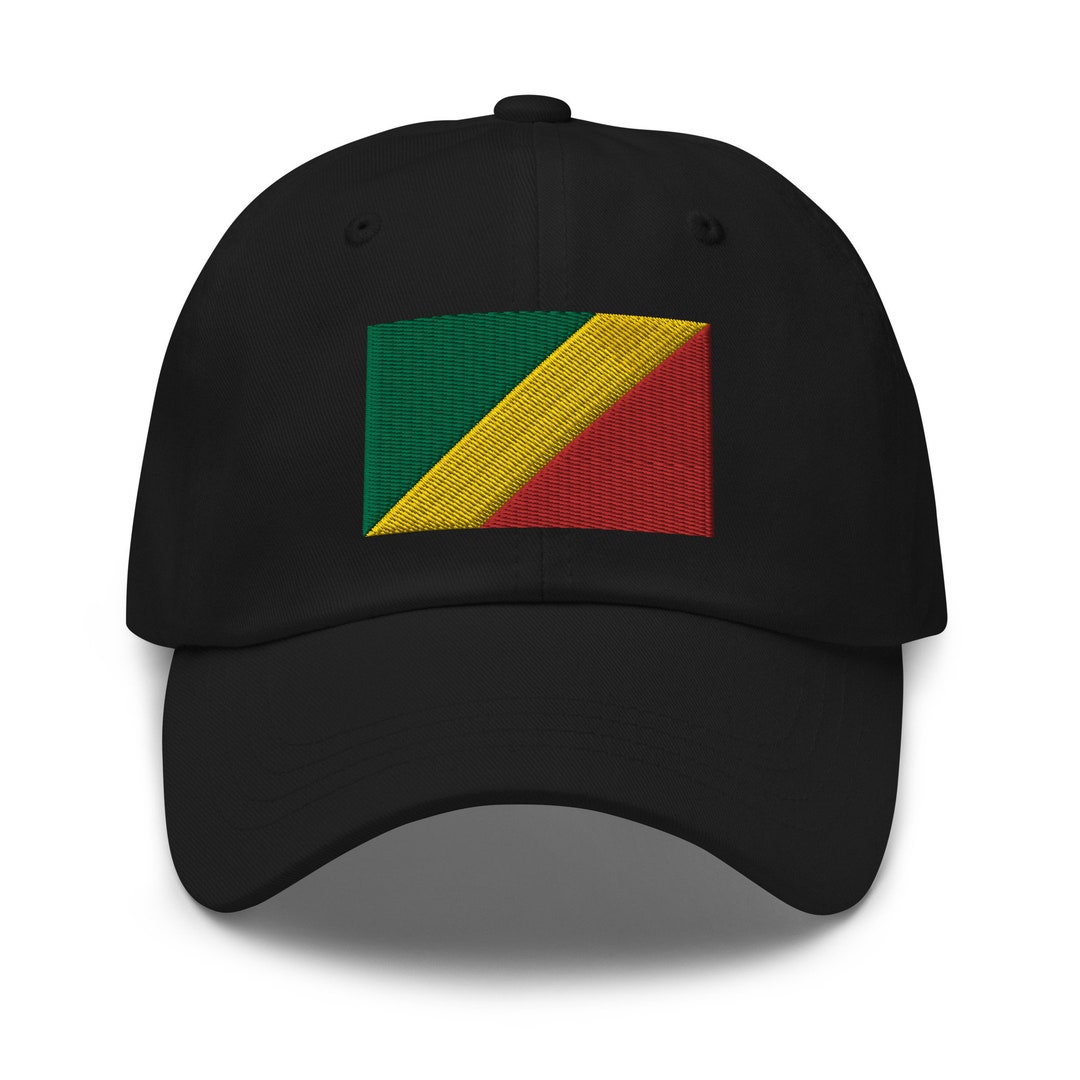 Congo Hat, Republic of the Congo Embroidered Baseball Cap, Congo Gifts ...