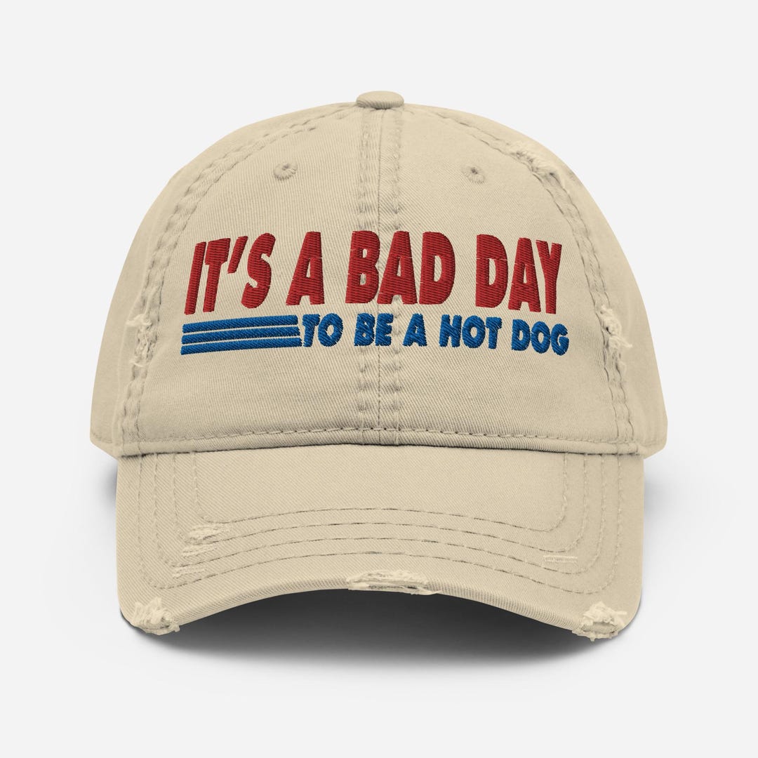 It's a Bad Day to Be a Costco Hot Dog | Distressed Dad Hat - Etsy