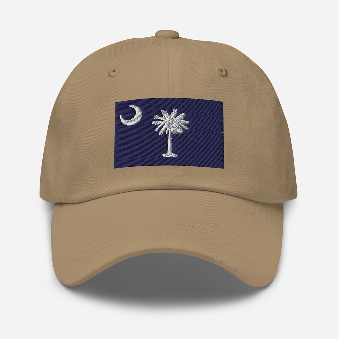 South Carolina Hat, South Carolina Flag Embroidered Hat, Palmetto State ...