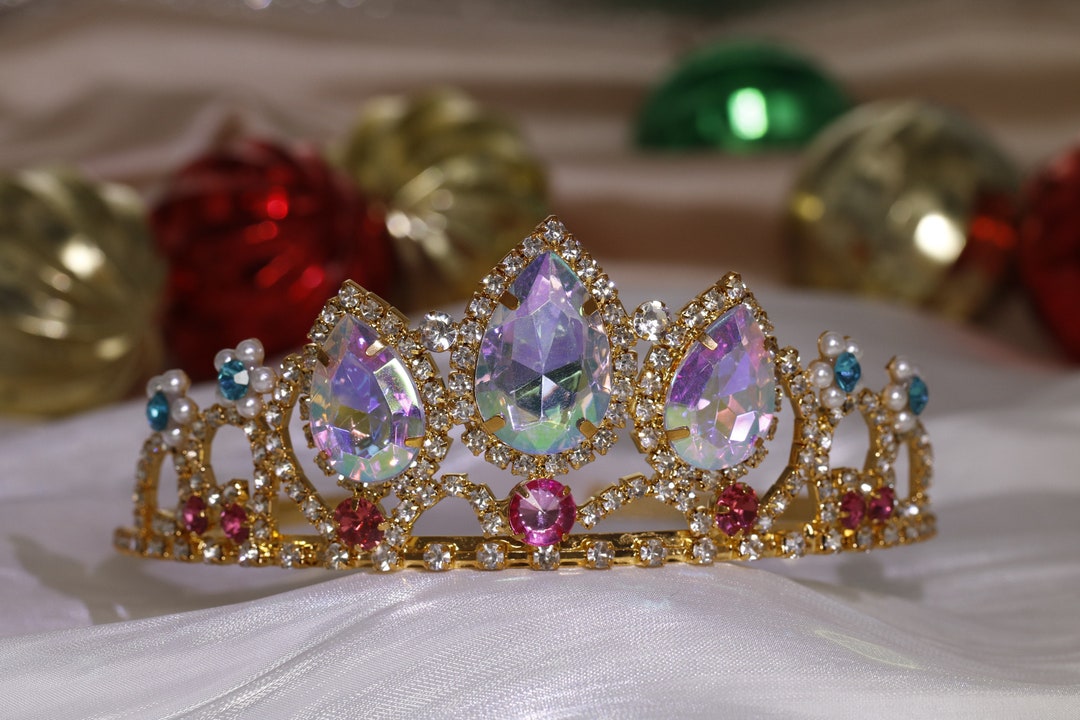 Princess Crown Rapunzel Crown Hair Band Tiara Pageant Tiara - Etsy Denmark