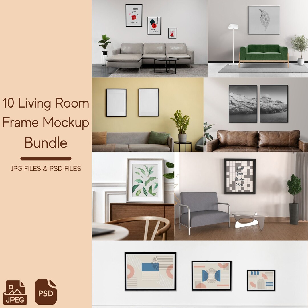 Frame Mockups Frame Mock up Bundle Modern Mock up Photograph Styled ...