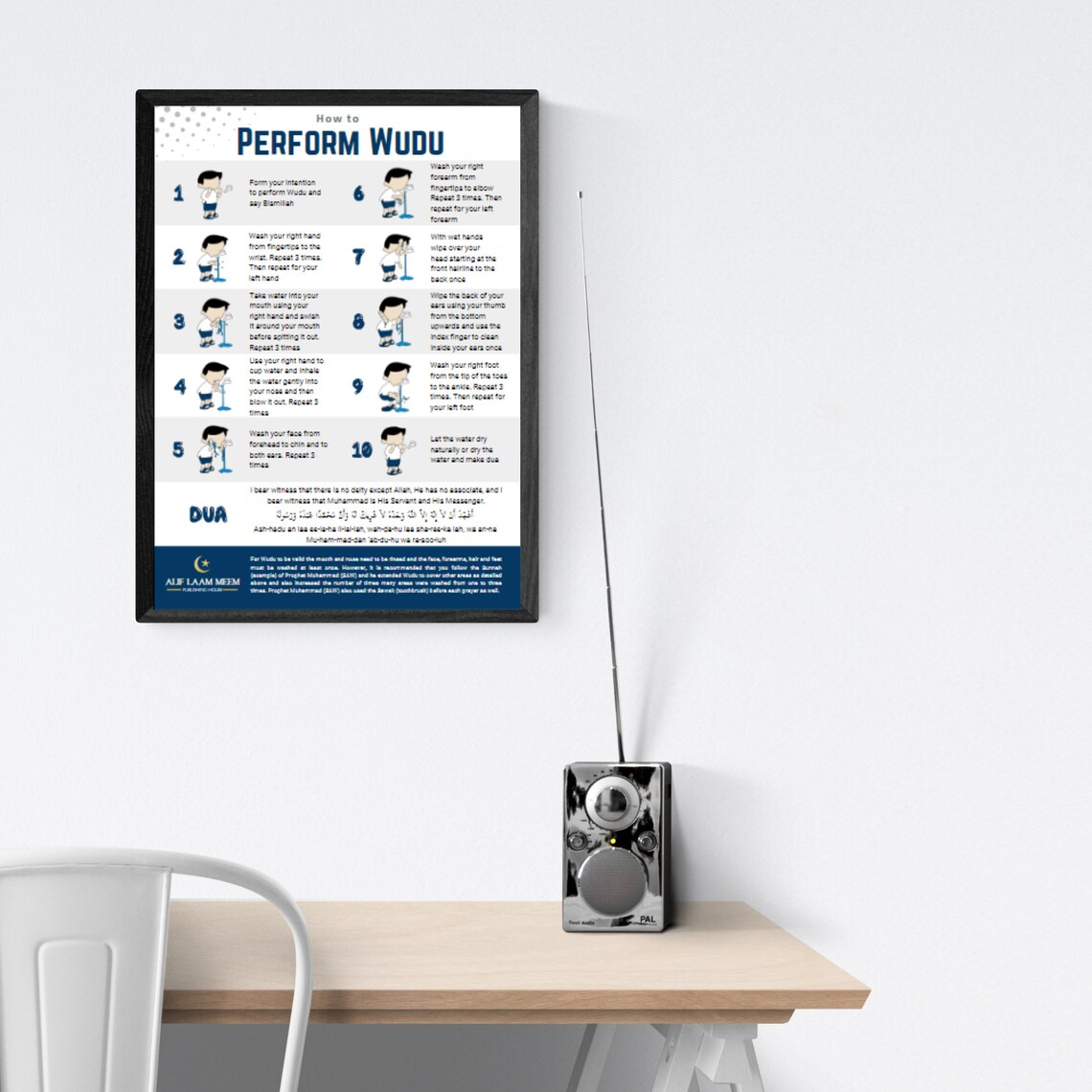 How to Perform Wudu Ritual Washing for Prayer Printable - Etsy Australia