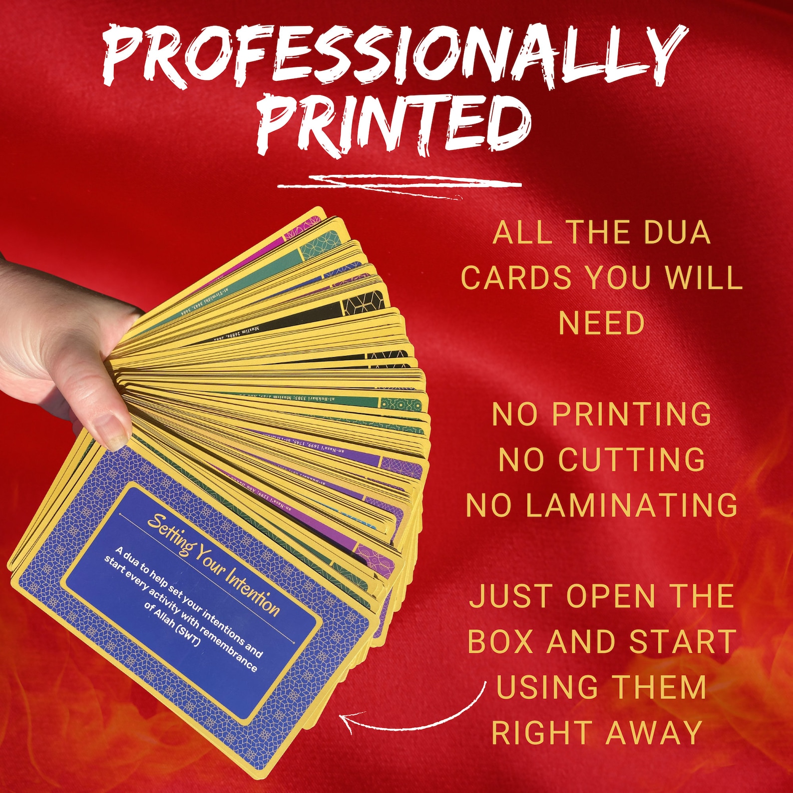 Little Box of Duas, 100 Islamic Dua Cards. Great Gift Idea, Eid Gift ...