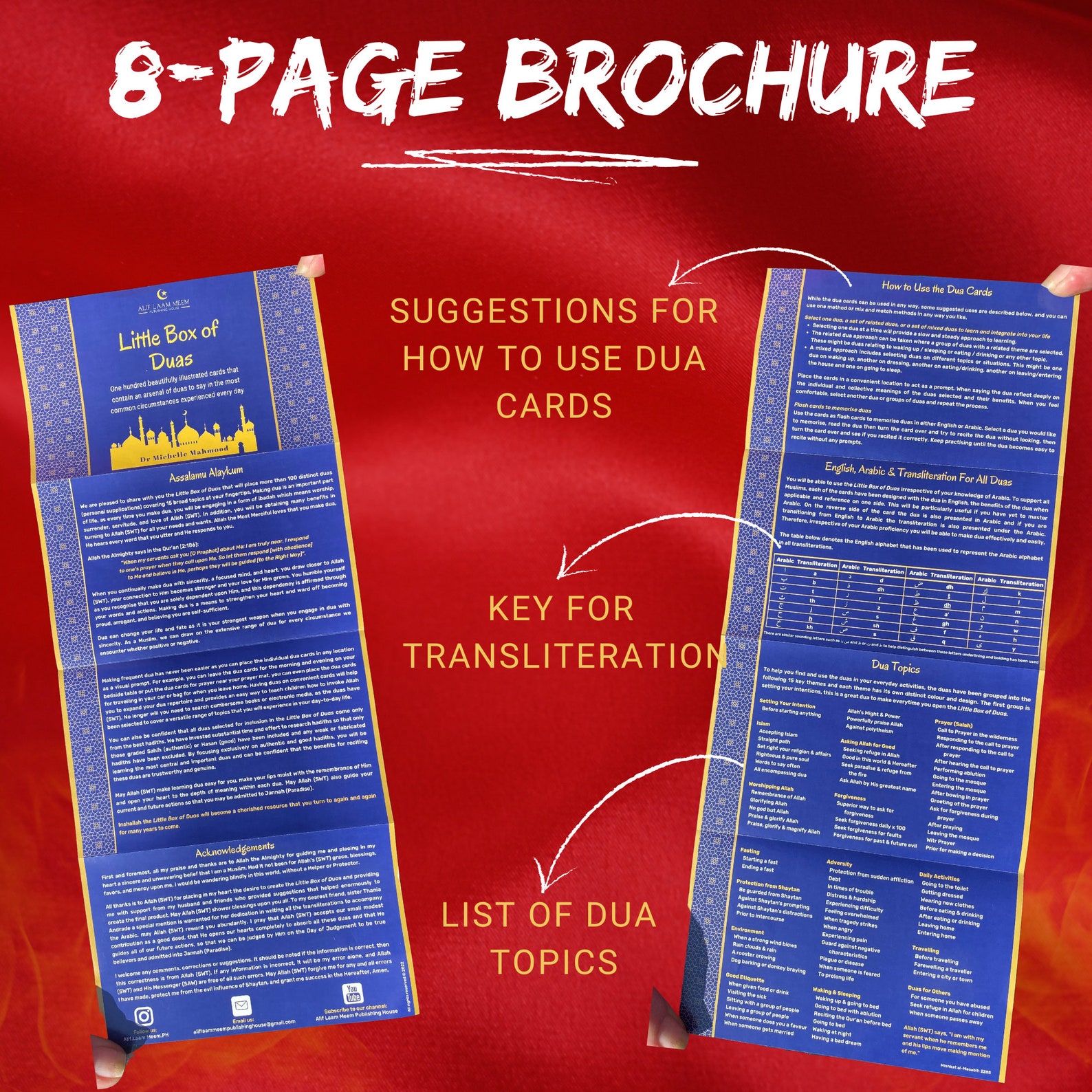 Little Box of Duas, 100 Islamic Dua Cards. Great Gift Idea, Eid Gift ...