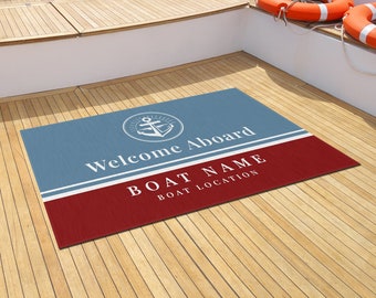 Anchor Sailing Rug - Etsy