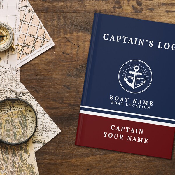 Captains Log Book - Etsy