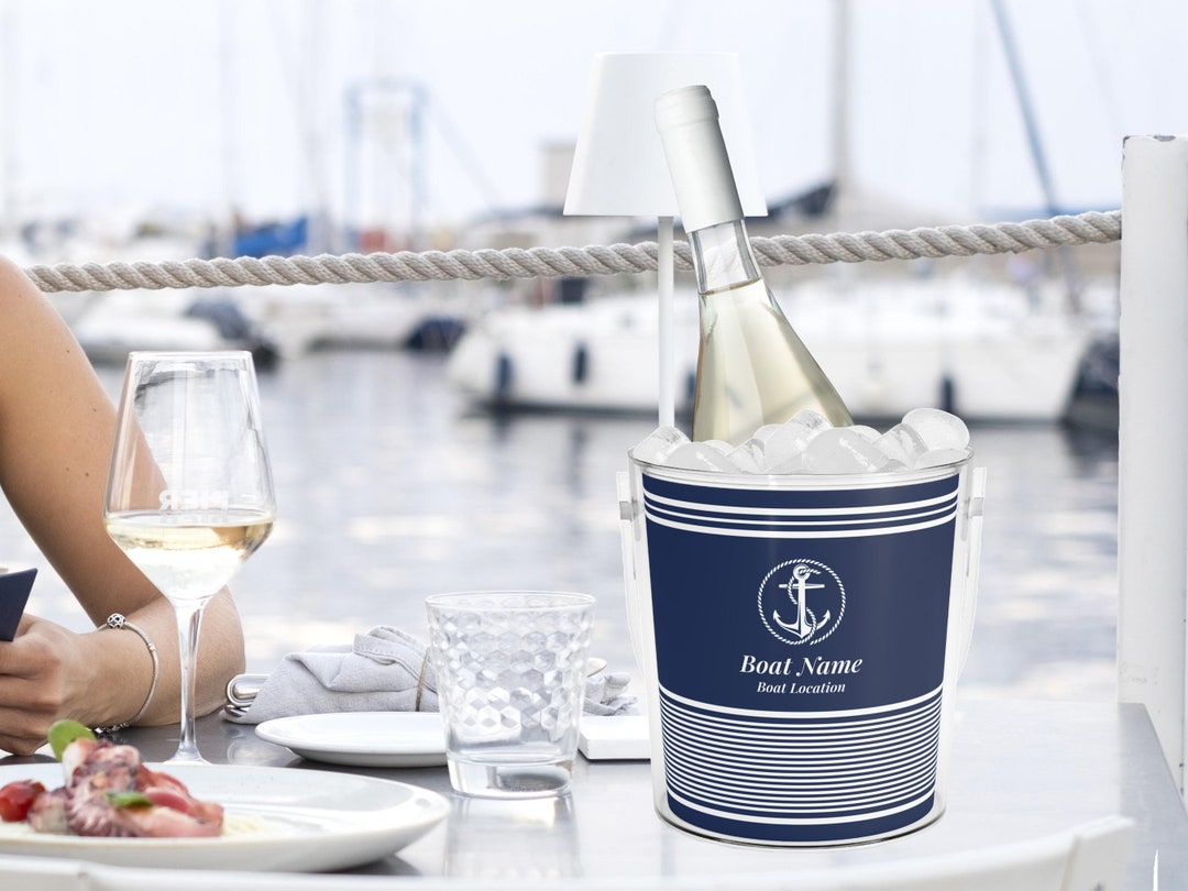 Boat Ice Bucket, Boat Gift, Nautical Wine Chiller, Gift for Sailor ...