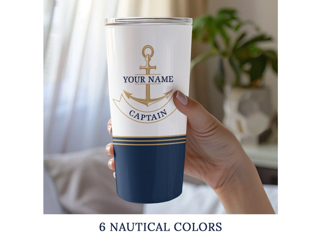 Boat Tumbler, Nautical Tumbler, Boat Gifts Personalized, Boat Cup, Boat ...