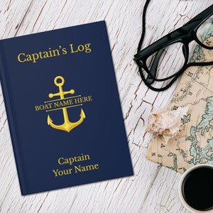 Custom Boat Journal Boating Diary Sailing Log Book Baot - Etsy
