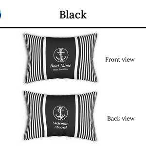 Custom Boat Pillow, Nautical Decor, Boat Accessories, Boat Cushion ...