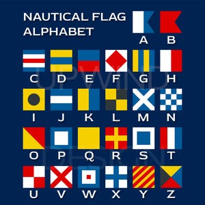 Personalized Boat Flag, Custom Captain Gift, Nautical Code Flag, Boat ...