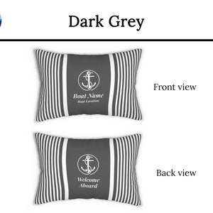 Custom Boat Pillow, Nautical Decor, Boat Accessories, Boat Cushion ...