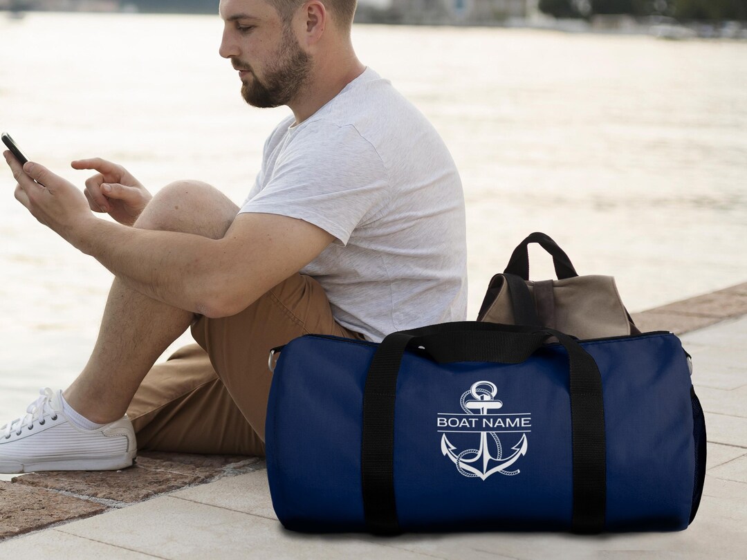 Boat Duffel Bag Boat Gift Overnight Boat Bag Sailing Bag - Etsy