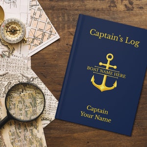 Custom Boat Journal Boating Diary Sailing Log Book Baot - Etsy