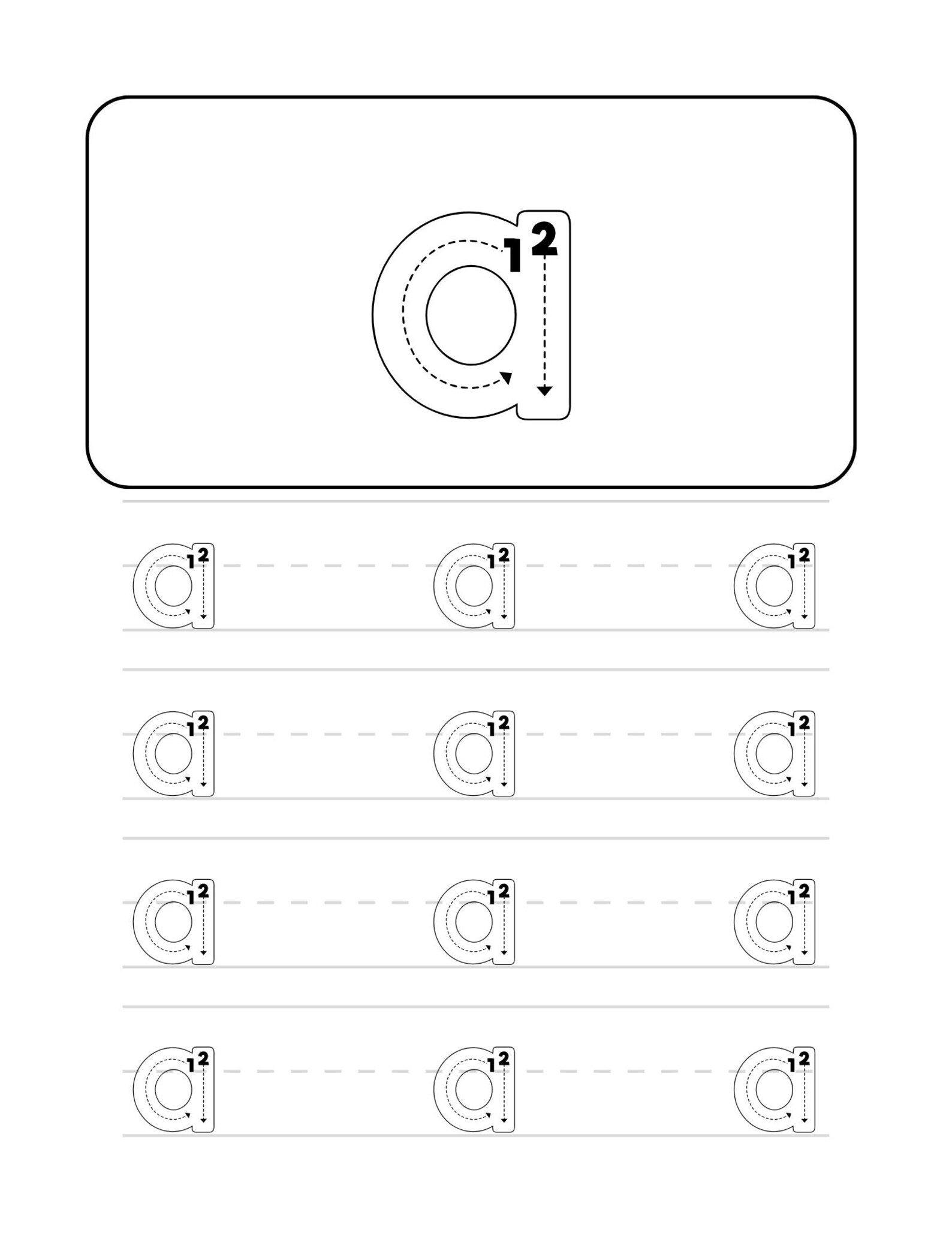 Handwriting Outlines for Alphabet A-Z - Etsy