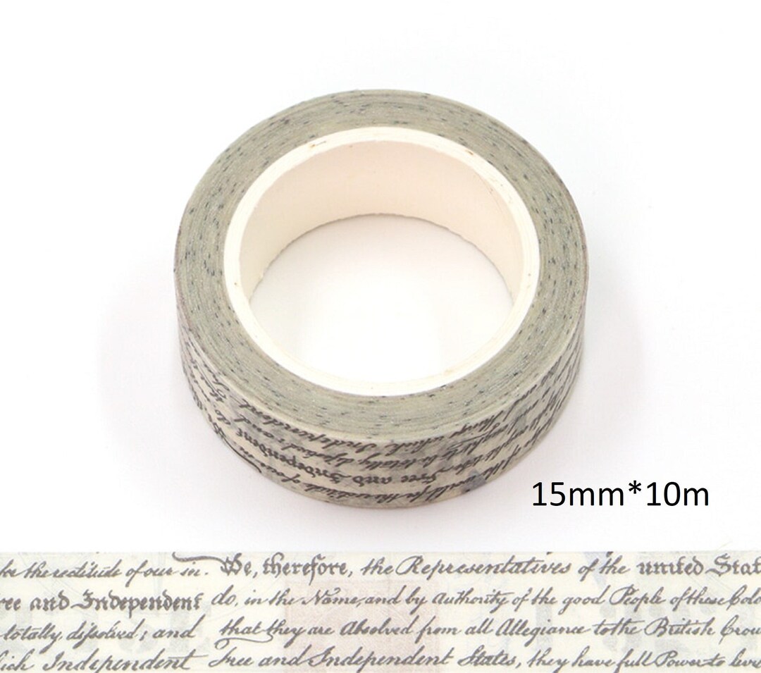 Washi Tape Vintage Themed Letter Writing Patterns Graphic - Etsy