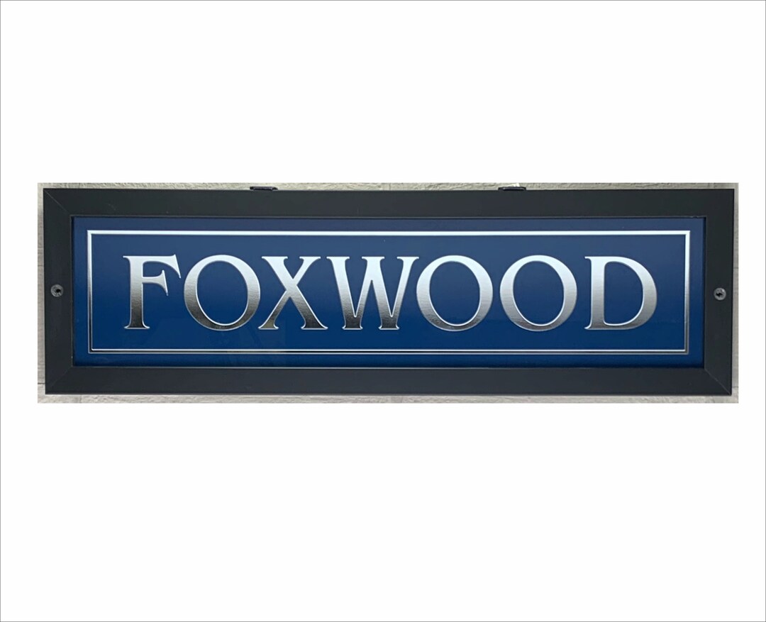 Black Timber Glass House Signs - Free Delivery - Etsy