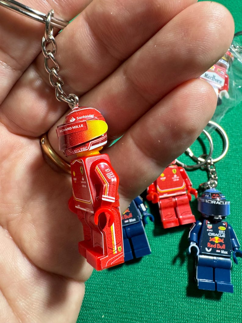 Charles Leclec Key Ring 2024 Ferrari F1 Formula 1 Grand Prix Pilot ...